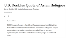 Remembering Jimmy Carter: The Refugee Act of 1980 - JRS USA